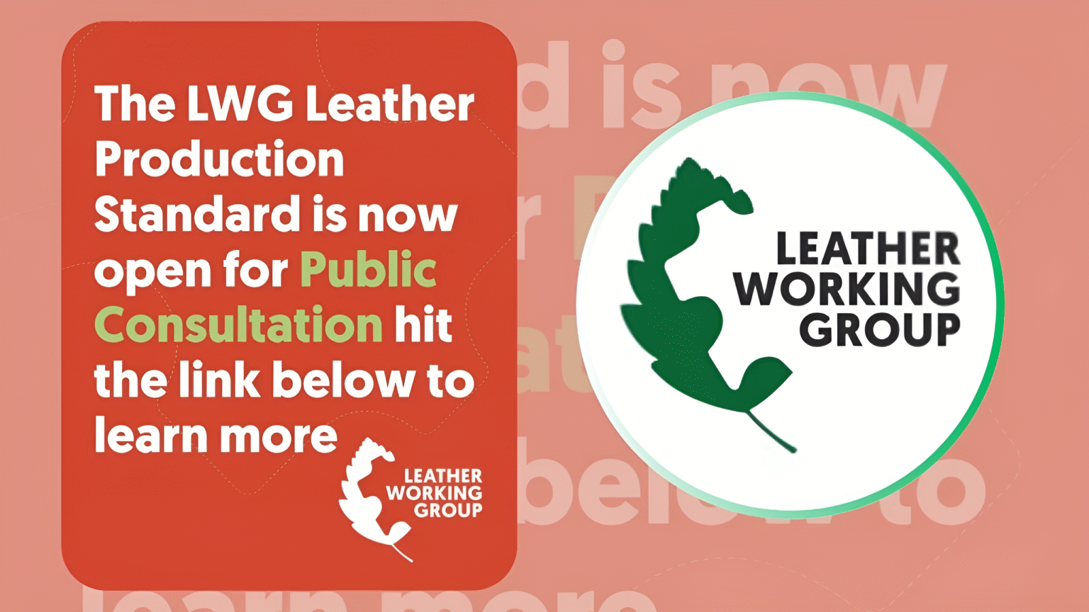 LWG Opens Public Consultation for New Leather Production Standard Set ...